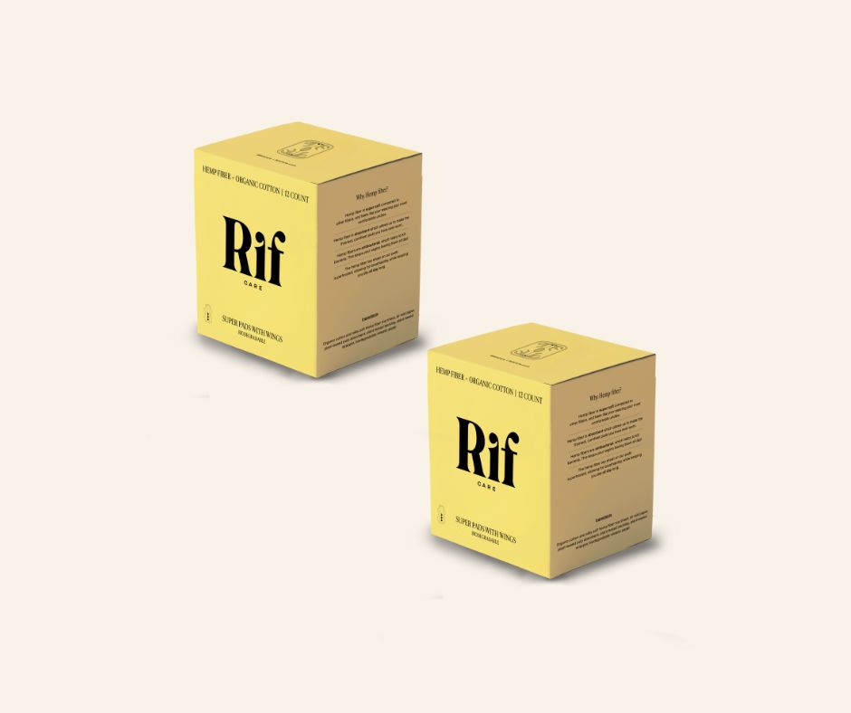 Organic Super Absorbency Menstrual Pads Hemp Period Care With Wings ...